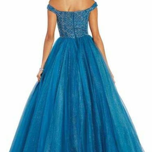 Dresses | Spectacular Color Blue Gown | Poshmark